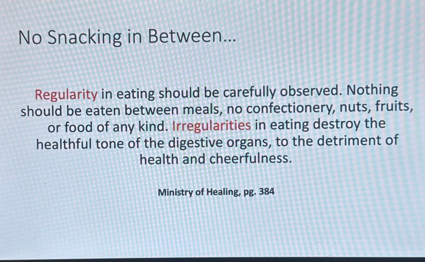 Be Well Wednesday: Give Your Body Time: Why Meal Spacing Matters – Itz ...